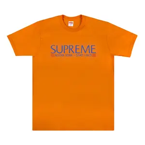 Supreme Nuova York Tee - Orange