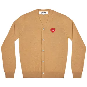 Play Comme Des Garcon Heart Cardigan