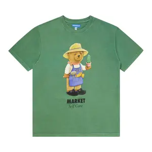 MARKET Botanical Bear T-shirt - Green