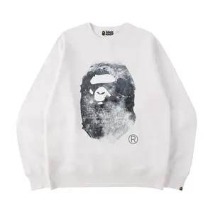 A BATHING APE Ape Head Moon Crewneck