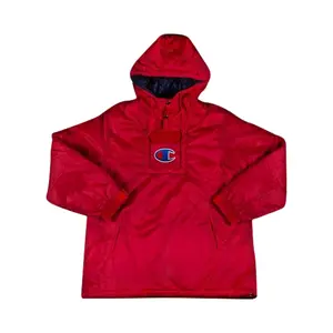 Supreme X Champion Pullover Parka - Red