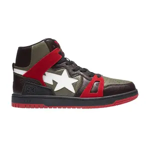 A BATHING APE Sta 93 Hi Sneakers - Green