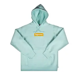 Supreme Box Logo Hooded Sweatshirt - Blue