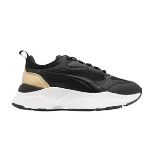 PUMA Cassia Distressed Sneakers - Black