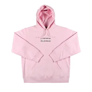 Supreme X Burberry Box Logo Hooded Sweatshirt - Pink