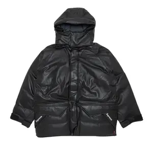 Supreme Gore-tex Leather 700-fill Down Parka - Black