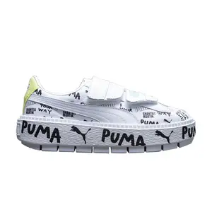 PUMA Platform Trace Strap Sneakers - White
