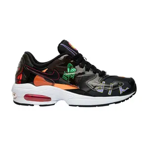 Nike Atmos X Air Max 2 Light 'logos Alternative' Sneakers - Black