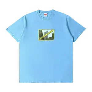 Supreme Greetings Tee 'light Slate - Blue