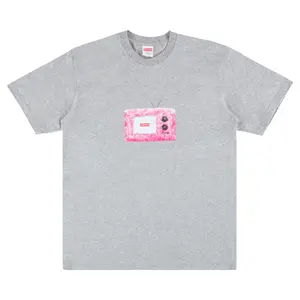 Supreme Tv Tee 'heather - Grey