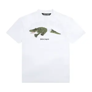 Palm Angels Croco Short-sleeve Tee /green - White