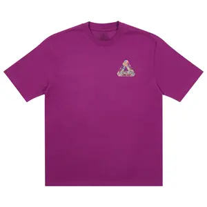 PALACE Tri-sticker Pack T-shirt 'plum