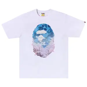 A BATHING APE Sakura Photo Ape Head - White