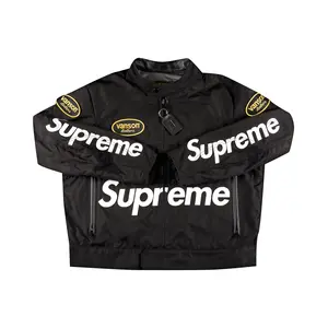 Supreme X Vanson Leathers Cordura Jacket - Black | Editorialist