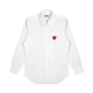 Play Comme Des Garcon Woven Shirt - White