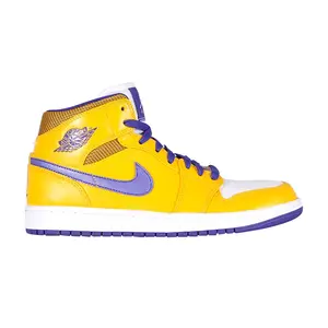 JORDAN 1 Mid 'lakers - Gold