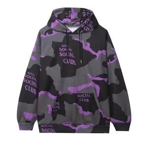 ANTI SOCIAL SOCIAL CLUB Cotton Candy Camo Hoodie - Black