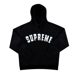 Supreme Icy Arc Hooded Sweatshirt - Black