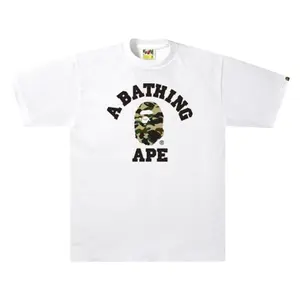 A BATHING APE 1st Camo College T-shirt - White