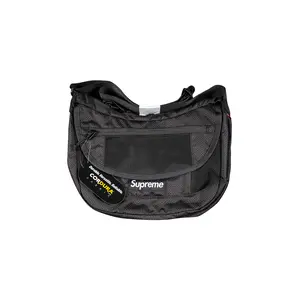 Supreme X Lacoste Small Messenger Bag - Black | Editorialist
