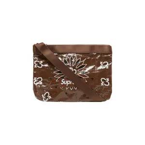 Supreme Bandana Tarp Side Bag - Brown
