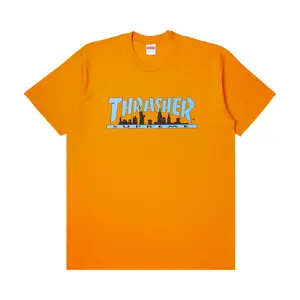 Supreme X Thrasher Skyline Tee - Orange