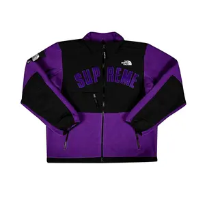 Supreme X The North Face Arc Logo Denali Fleece Jacket - Purple