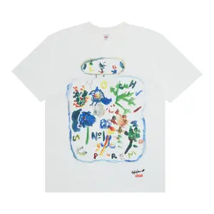 Supreme X Yohji Yamamoto Paint Tee - White