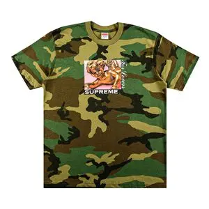 Supreme Lovers Tee Woodland Camo - Multicolor