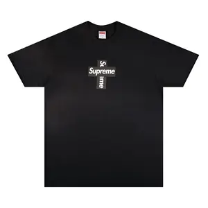 Supreme Cross Box Logo Tee - Black