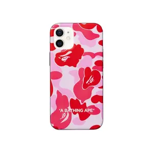 A BATHING APE Abc Camo Iphone 12 Mini Case - Pink