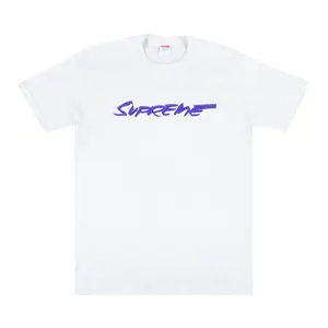 Supreme Futura Logo Tee 'ash - Grey