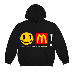 CACTUS PLANT FLEA MARKET X Mcdonald's Icons! Hoodie - Black