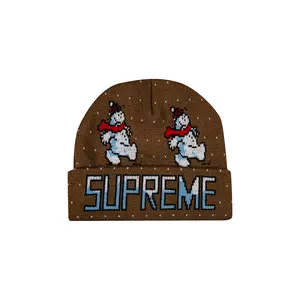 Supreme Snowman Beanie - Brown