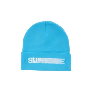 Supreme Supreme Motion Logo Beanie Blue