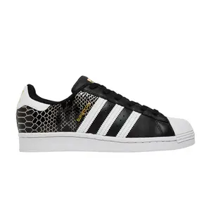 Adidas Superstar Snakeskin Sneakers - Black