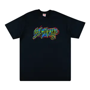 Supreme Scratch Tee 'navy - Blue
