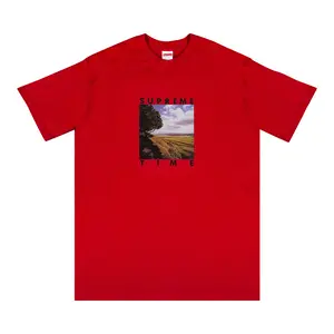 Supreme Time Tee - Red