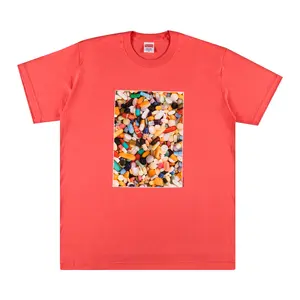Supreme Pills Tee 'bright Coral - Pink