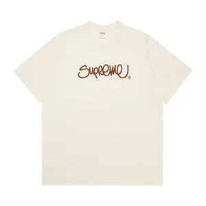 Supreme Handstyle Tee 'natural - Cream