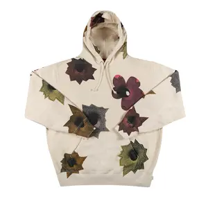 Supreme Supreme X Nate Lowman Hooded Sweatshirt Cream