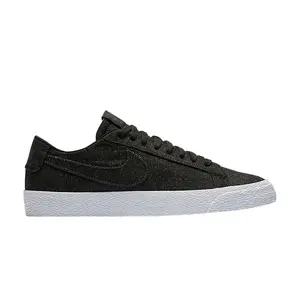 Nike Zoom Blazer Low Sb Canvas Deconstructed Sneakers - Black