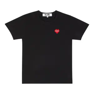 Play Comme Des Garcon X Invader Heart Tee - Black
