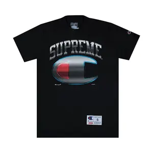 Supreme Champion Chrome Short-sleeve Top - Black