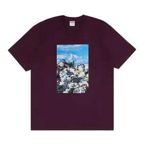 Supreme Trash Tee 'eggplant - Purple