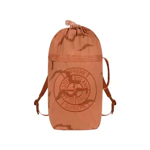 Supreme Stone Island Camo Backpack - Orange