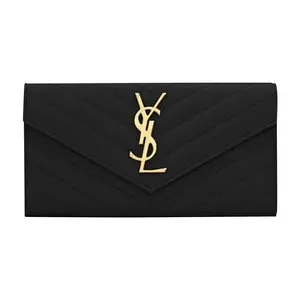Saint Laurent Cassandre Matelassé Large Flap Wallet