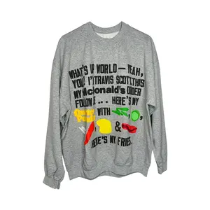 TRAVIS SCOTT X Cactus Plant Flea Market Script Crewneck Sweatshirt