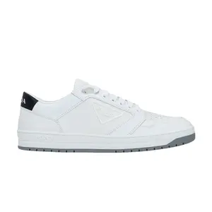 Prada New Avenue Leather Low Top Sneakers - White