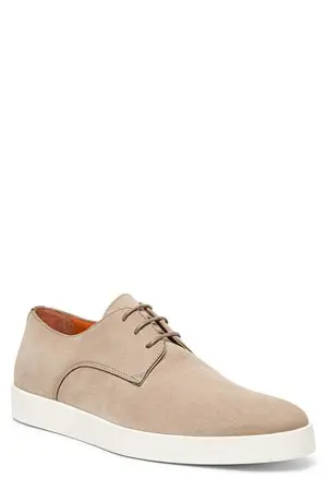 Santoni Dilate Leather Derby Sneakers - Light Brown